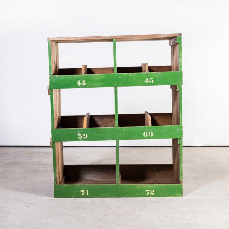 1920's Late Victorian Pigeon Hole Unit - Storage - Shelving Unit (Model ...