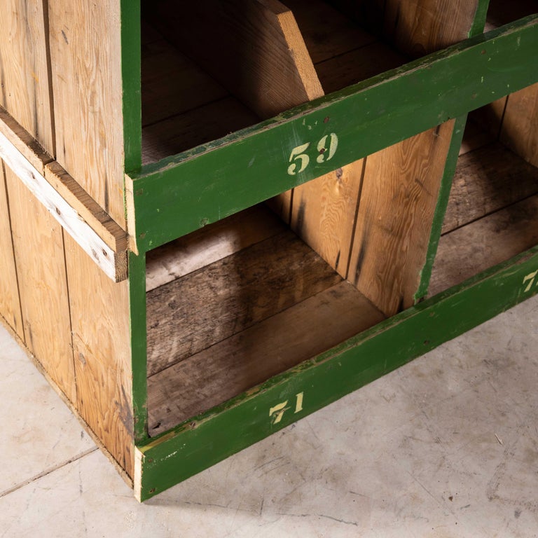 1920's Late Victorian Pigeon Hole Unit - Storage - Shelving Unit (Model ...