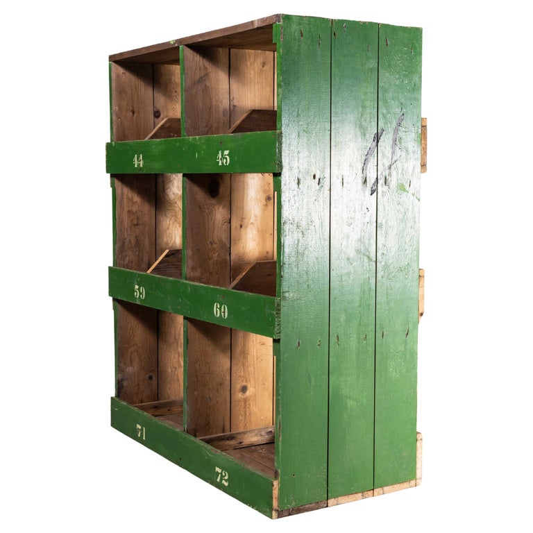 1920's Late Victorian Pigeon Hole Unit - Storage - Shelving Unit (Model ...
