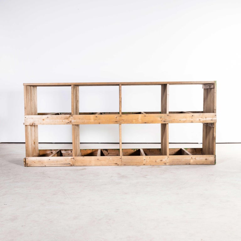 1920's Late Victorian Pigeon Hole Unit - Storage, Shelving Unit 'Model ...