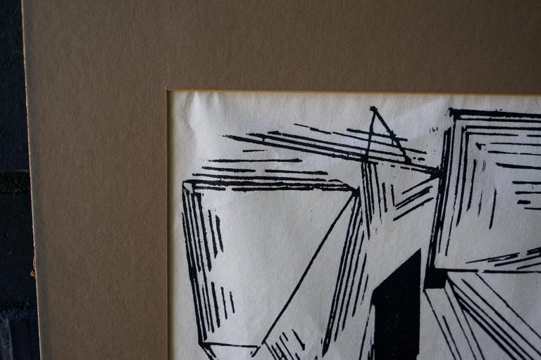 1920s Lyonel Feininger Woodcut Art Deco Cityscape Abstract Futurist ...
