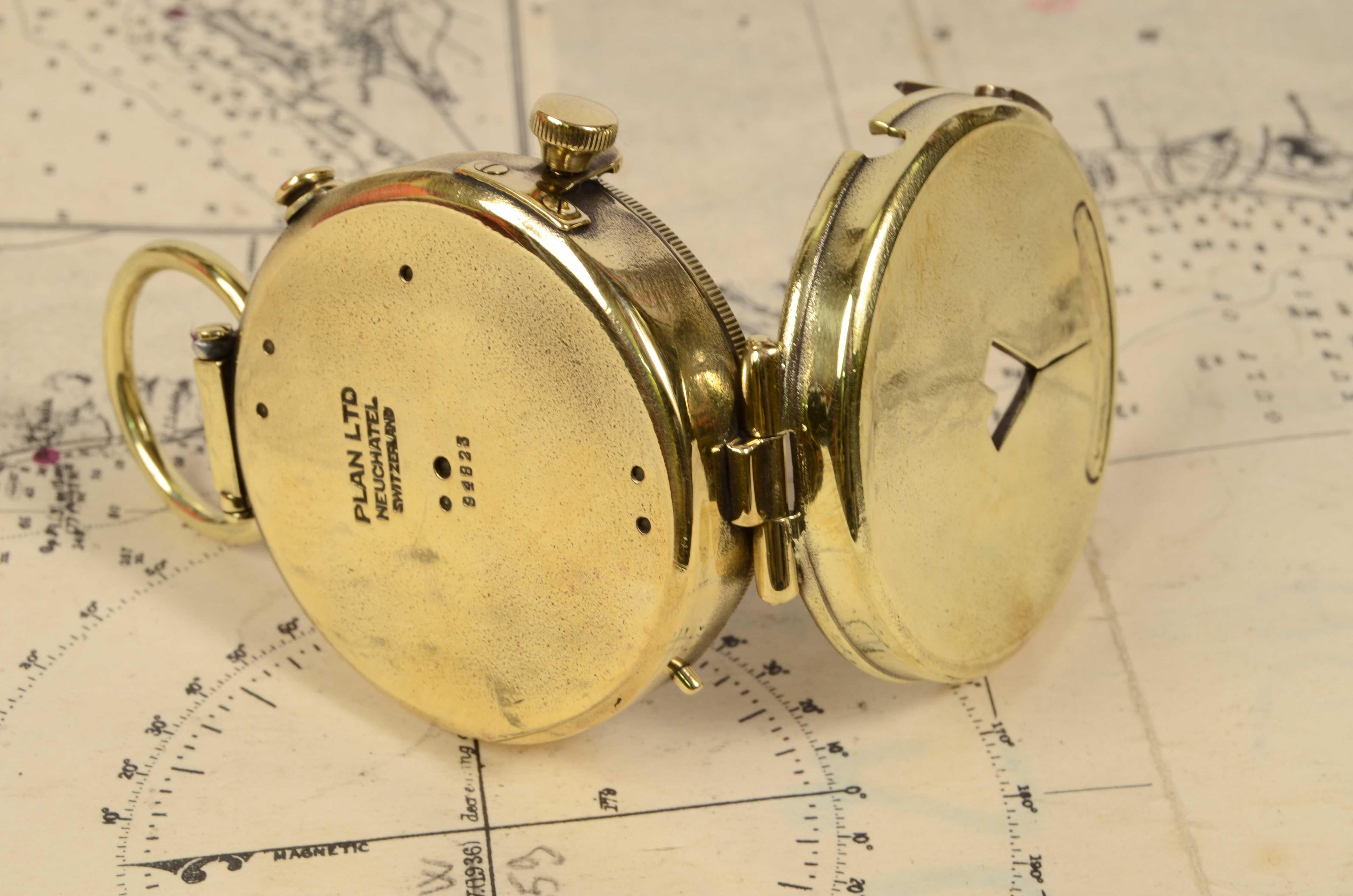 1920s Magnetic Brass Pocket Compass U.S Engineer Corps Antique Suveryor ...