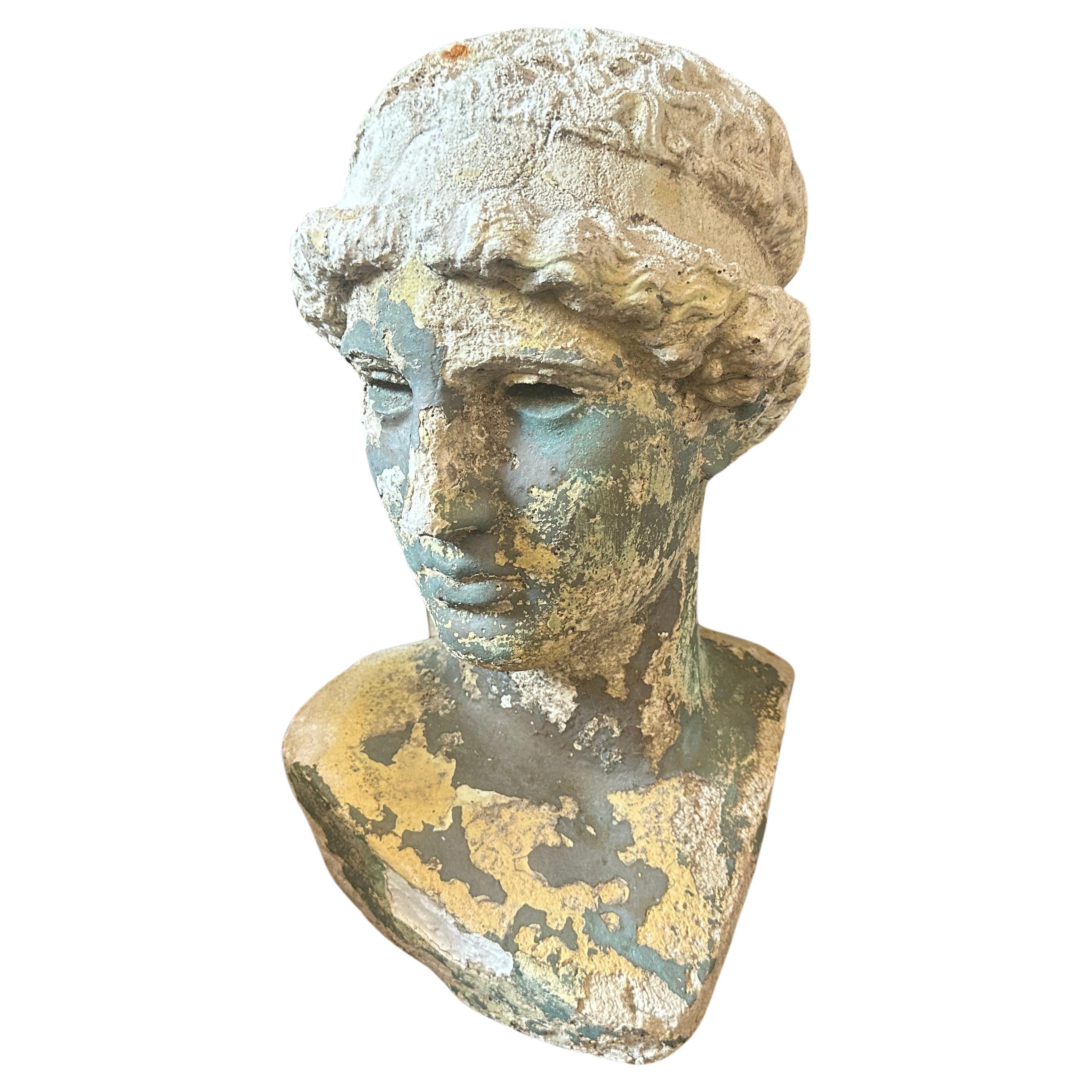 1920s Neo Classical School study Italian Plaster Bust of Minerva For ...