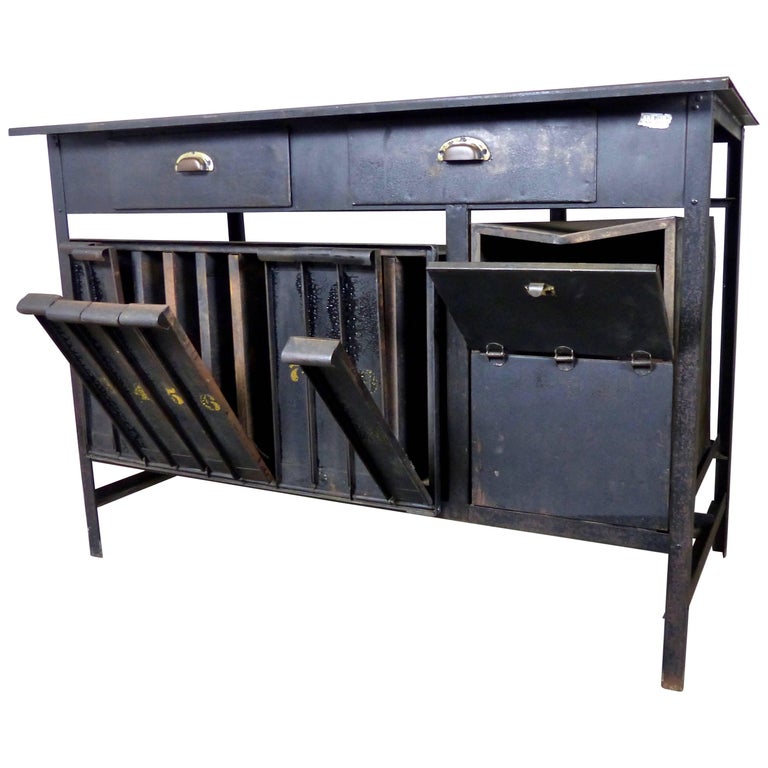 1920s Original Metal Film Rewind Table at 1stDibs