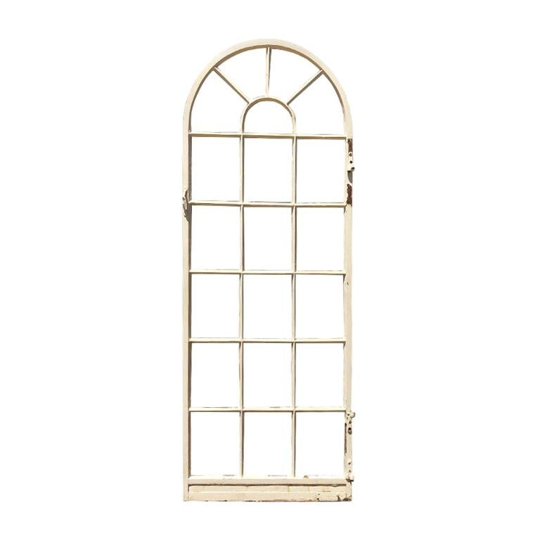 1920s Painted Steel Patio Door or Window 20 Pane Window or Door For ...