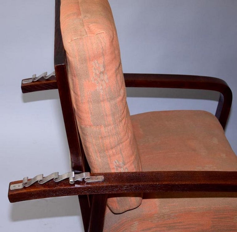 1920s Pair of Jan Vanek Art Deco Adjustable Armchairs for UP Závody at ...