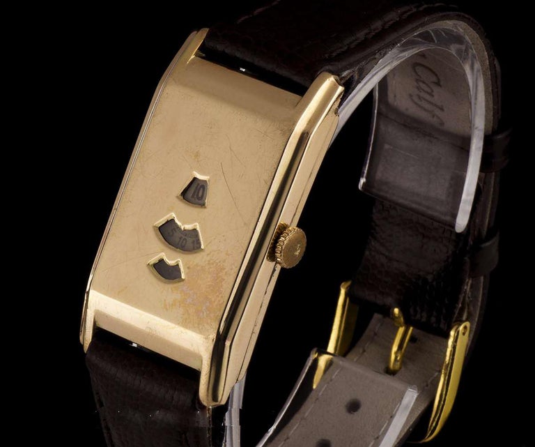 1920s Rare Vintage Rolex 9 Karat Rose Gold Marconi Digital Jump Hour ...