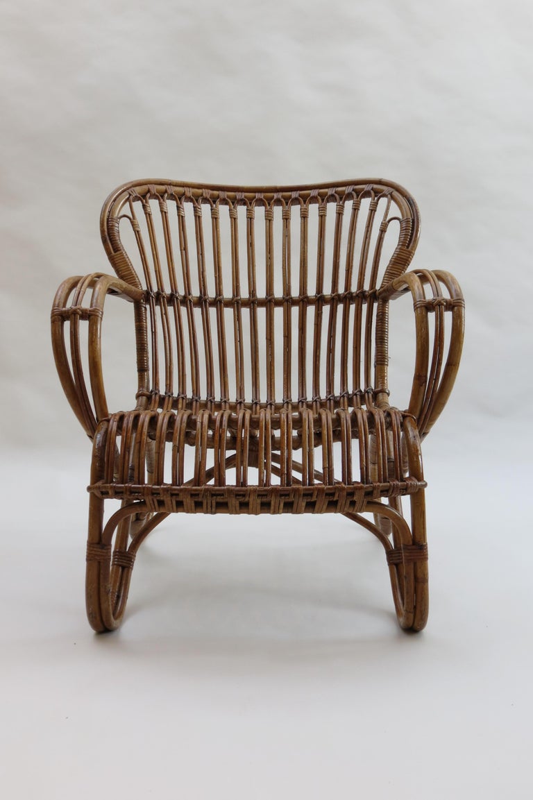 1920s Rattan and Steam Bent Chair at 1stDibs | steam bent furniture