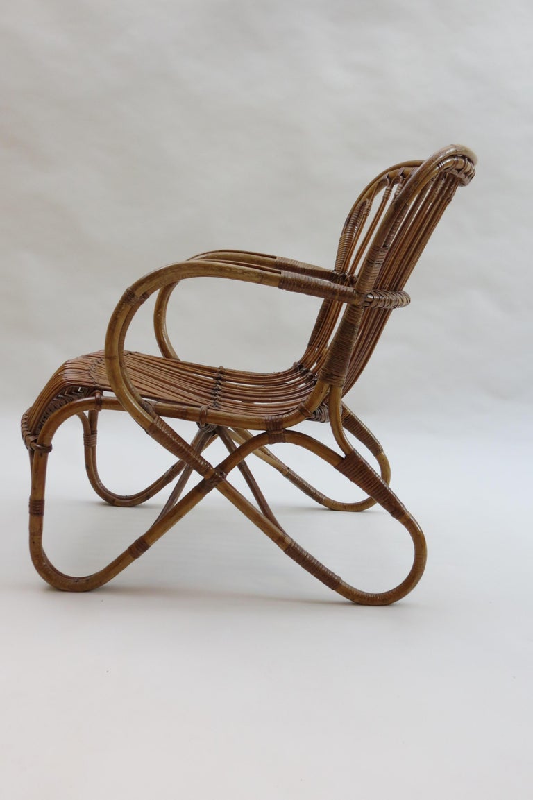 1920s Rattan and Steam Bent Chair at 1stDibs | steam bent furniture