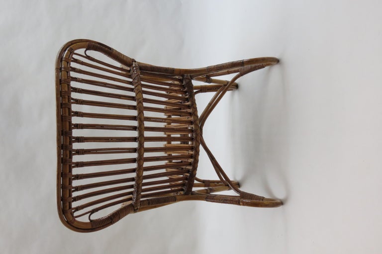 1920s Rattan and Steam Bent Chair at 1stDibs | steam bent furniture