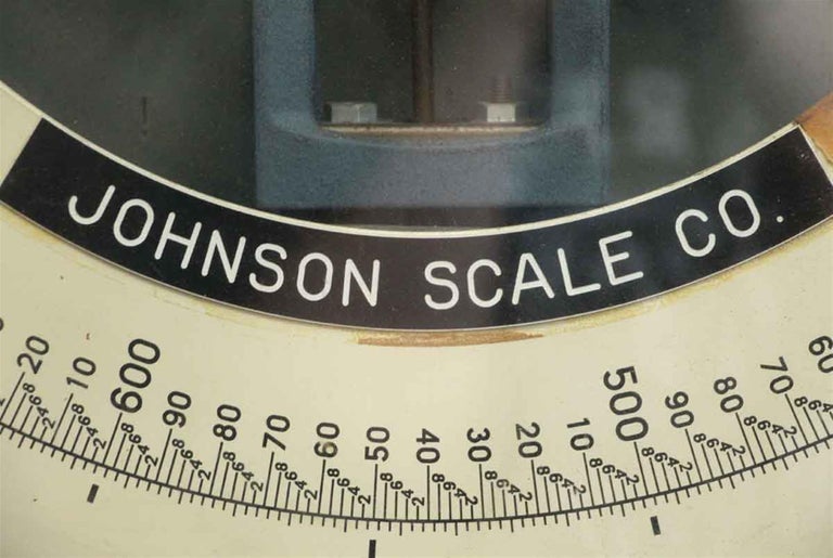 1920s Red Johnson Scale Co. Stathmos Scale For Sale at 1stDibs