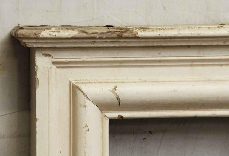 1920s Rustic Wood Bolection Mantel Wide Simple Style at 1stDibs