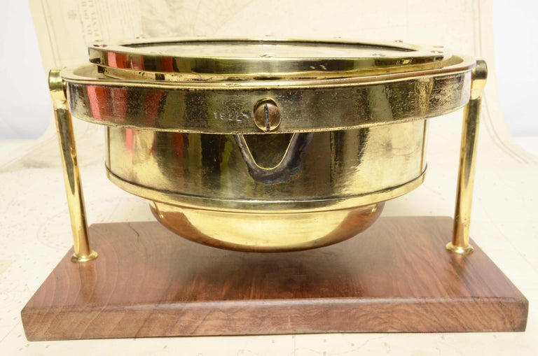 1920s Sestrel Brass Nautical Gimbal Compass Antique Maritime Navigation ...