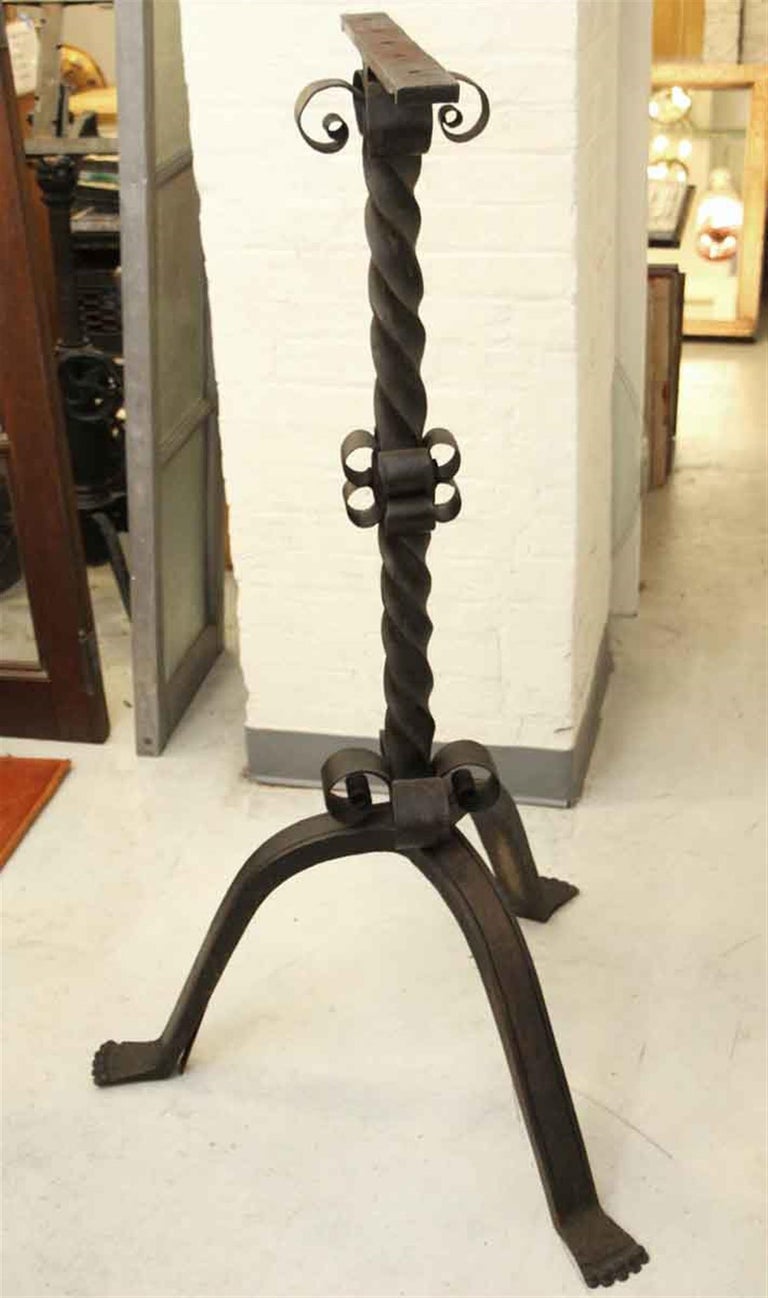 1920s Signed Samuel Yellin Cast Iron Three-Legged Stand or Base at ...