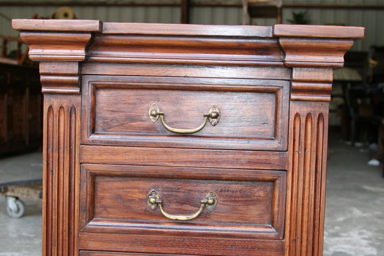 1920s Solid Teak Wood Superbly Crafted Elegant British Colonial Night ...