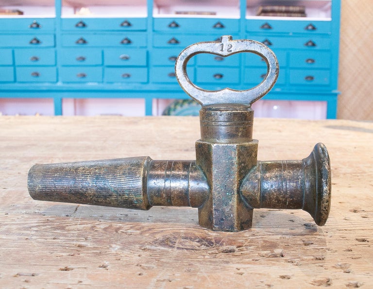 1920s Spanish Bronze Single Handle Faucet Tap at 1stDibs