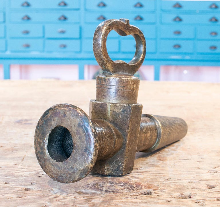1920s Spanish Bronze Single Handle Faucet Tap at 1stDibs