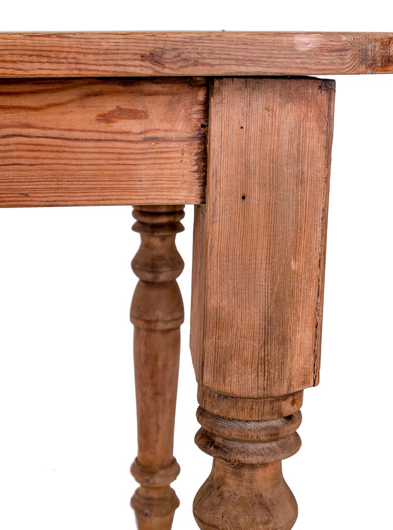 1920s Spanish Pinewood Rustic Dinning Table at 1stDibs