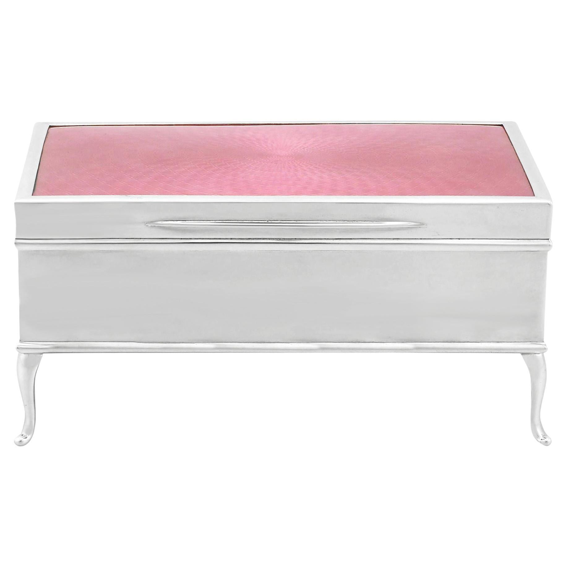 Sterling Silver Snuff or Trinket Box For Sale at 1stDibs