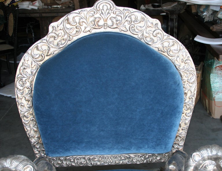 1920s Sterling Silver Custom Handcrafted Throne Type Chair from ...