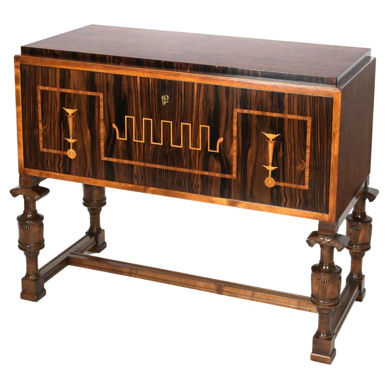 1920s Swedish Grace Fall Front Cabinet For Sale at 1stDibs