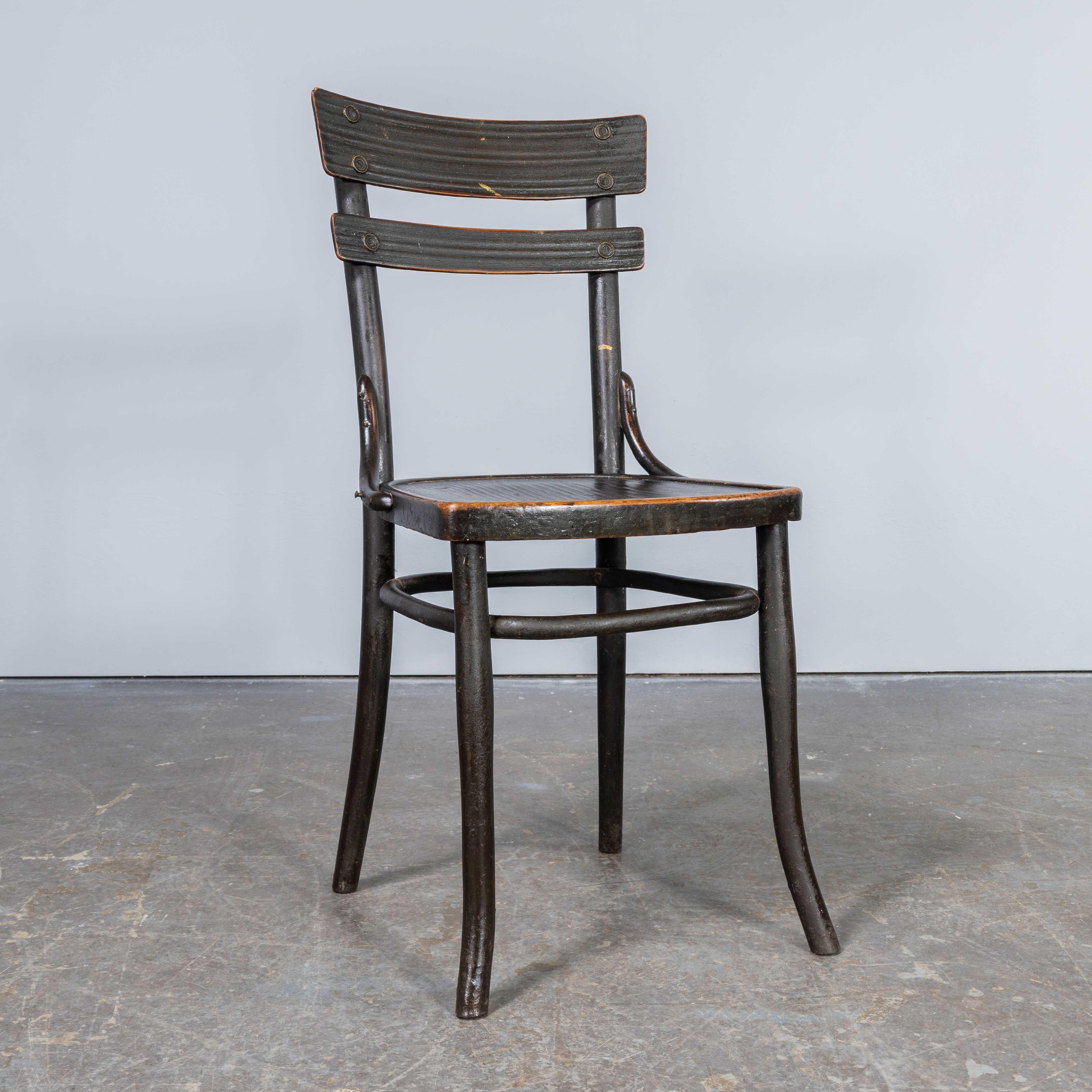 1920's Thonet Original Double Rail Bentwood Chairs - Pair For Sale at ...