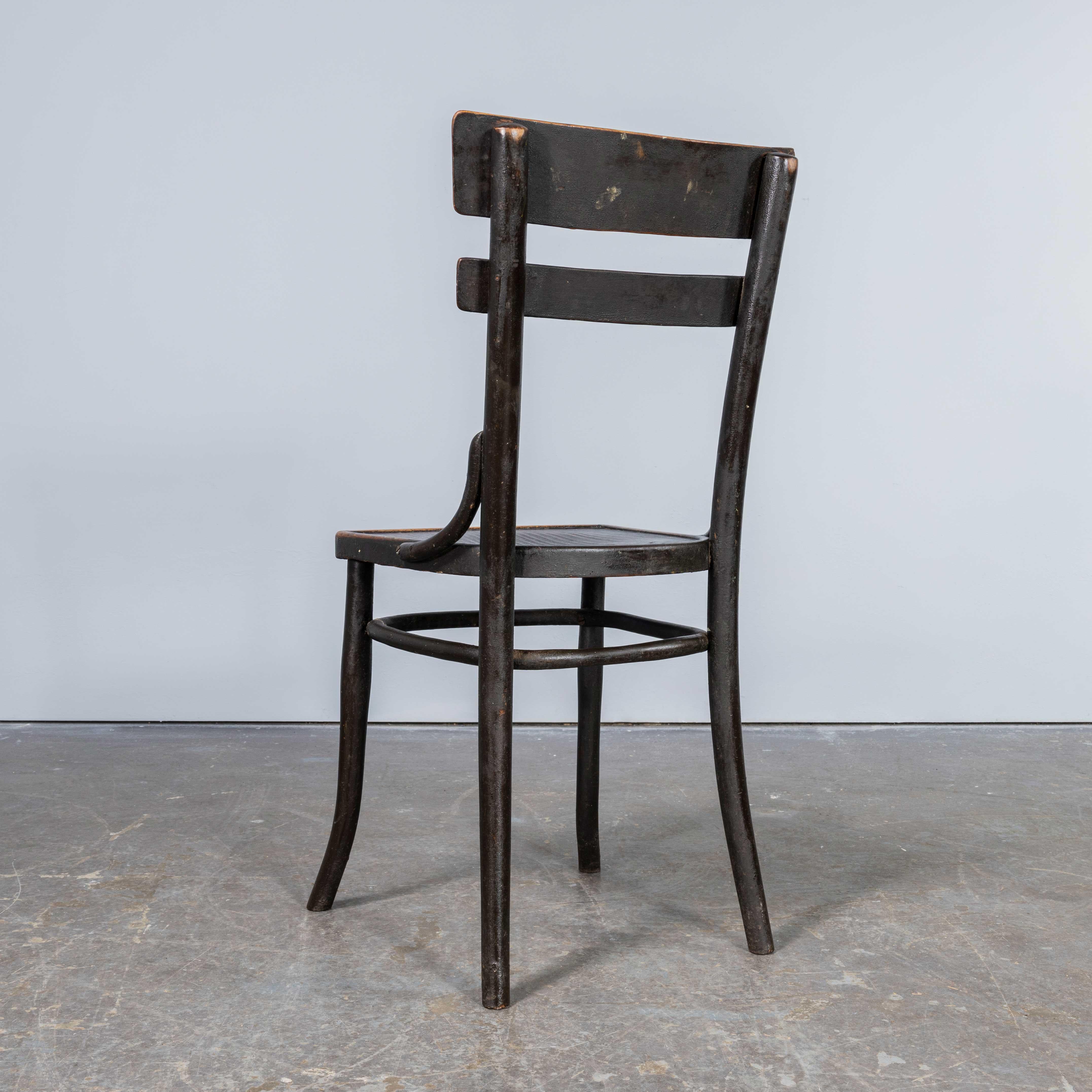 1920's Thonet Original Double Rail Bentwood Chairs - Pair For Sale at ...