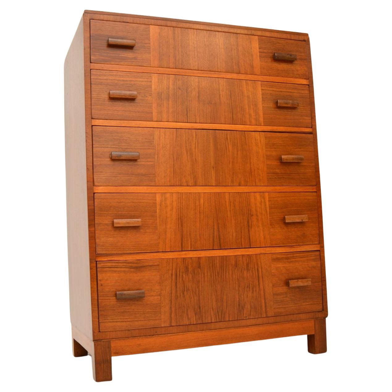 Art Deco Chest of Drawers from Paris Around 1920 with Wonderful Walnut ...