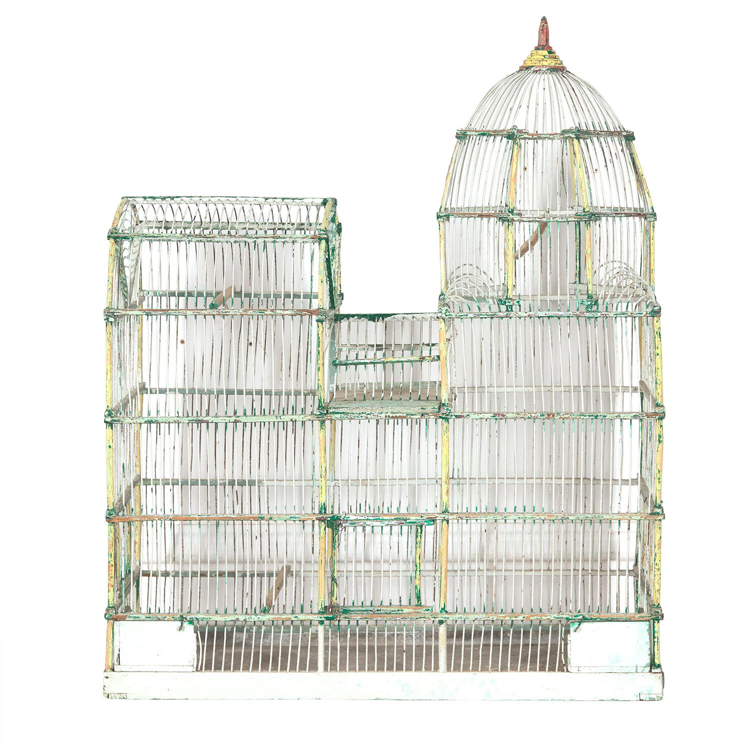 1920s Wire Bird Cage at 1stDibs | wire bird cages