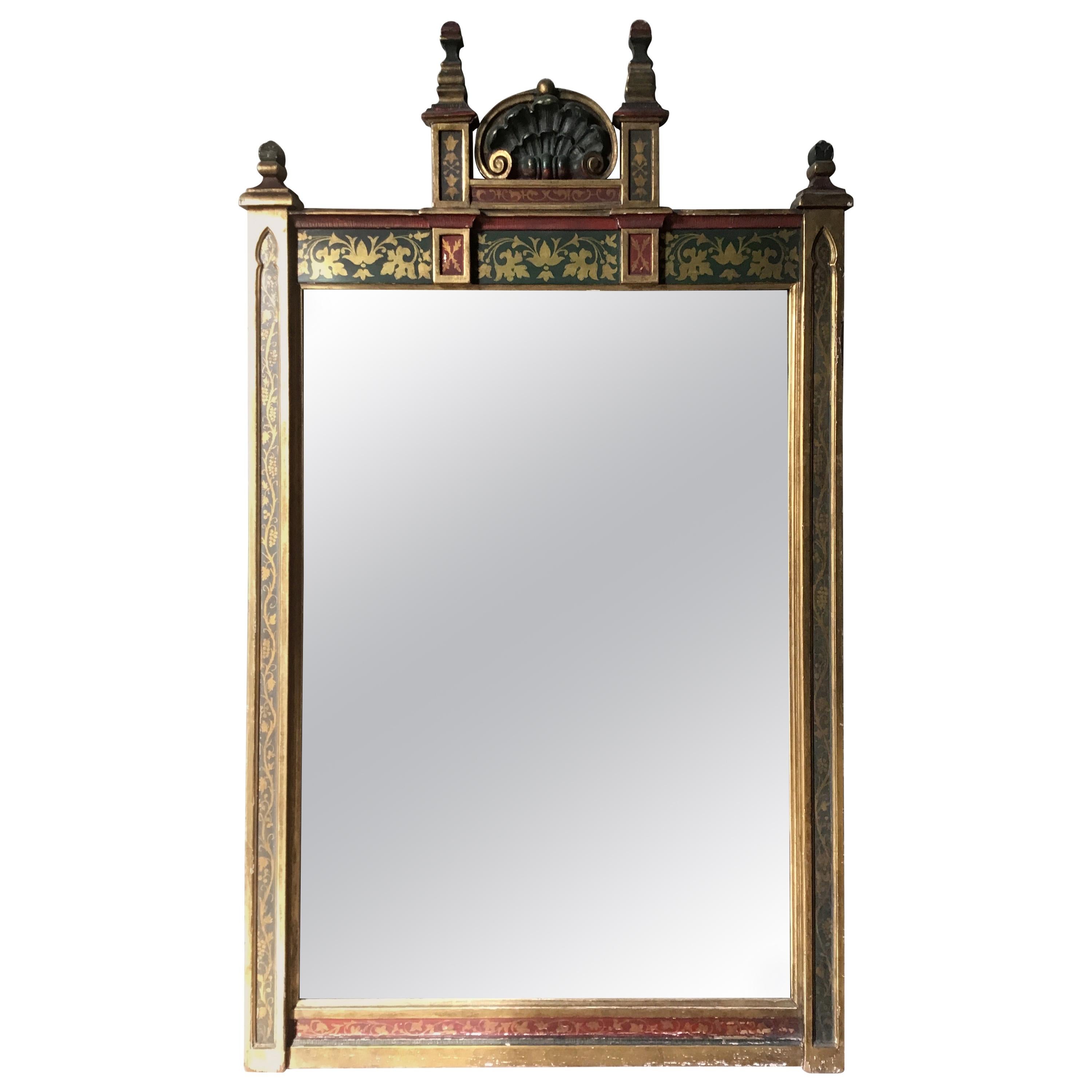 Gilt wood Serpent Mirror at 1stDibs