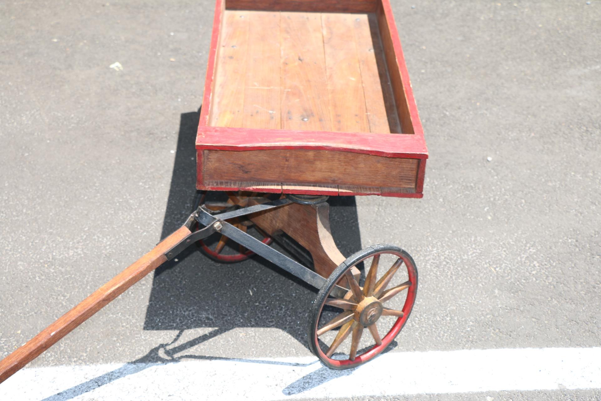 1920’s Wooden Wagon at 1stDibs | 1920s wagon, wicker wagon, 1920 wagon