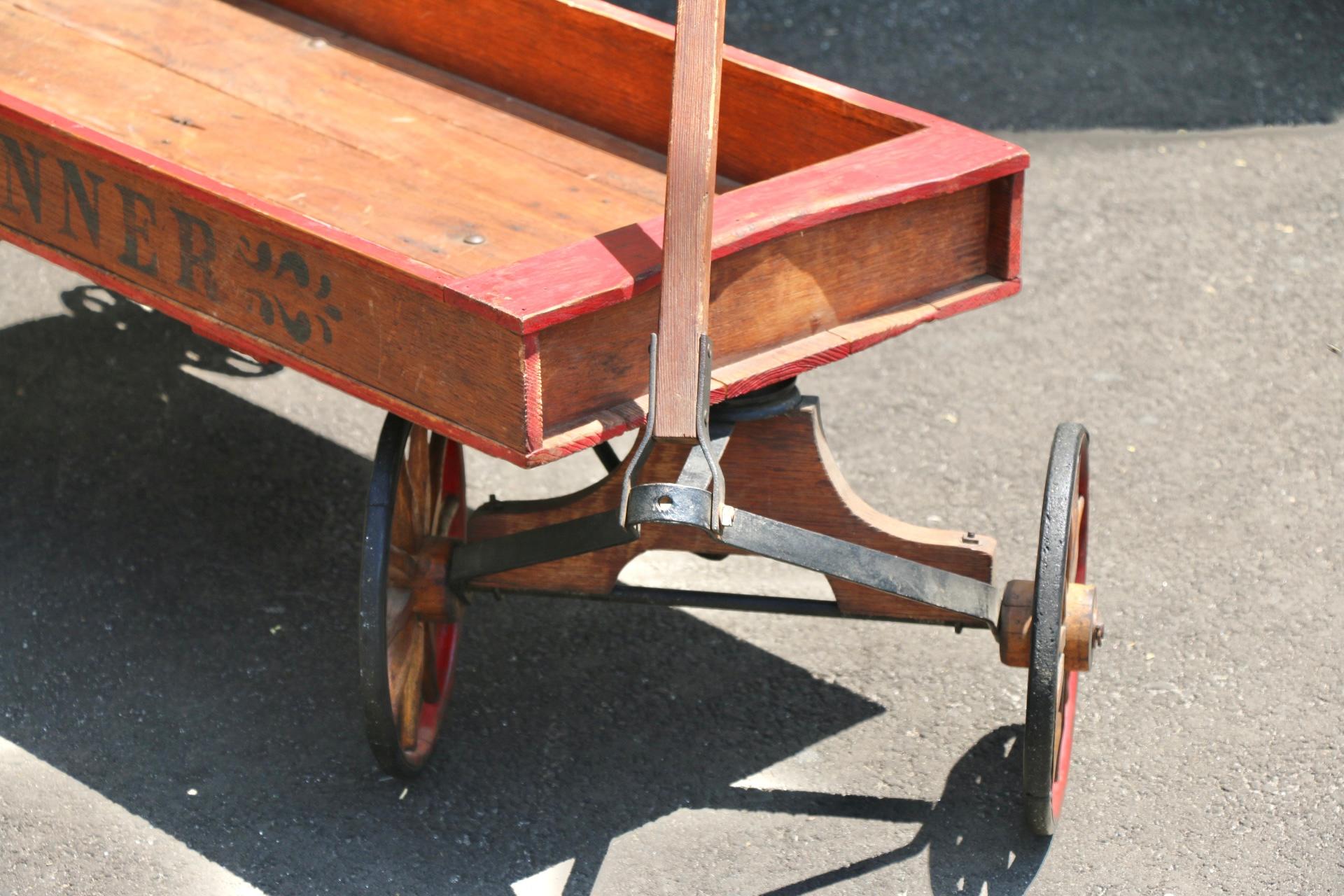 1920’s Wooden Wagon at 1stDibs | 1920s wagon, wicker wagon, 1920 wagon