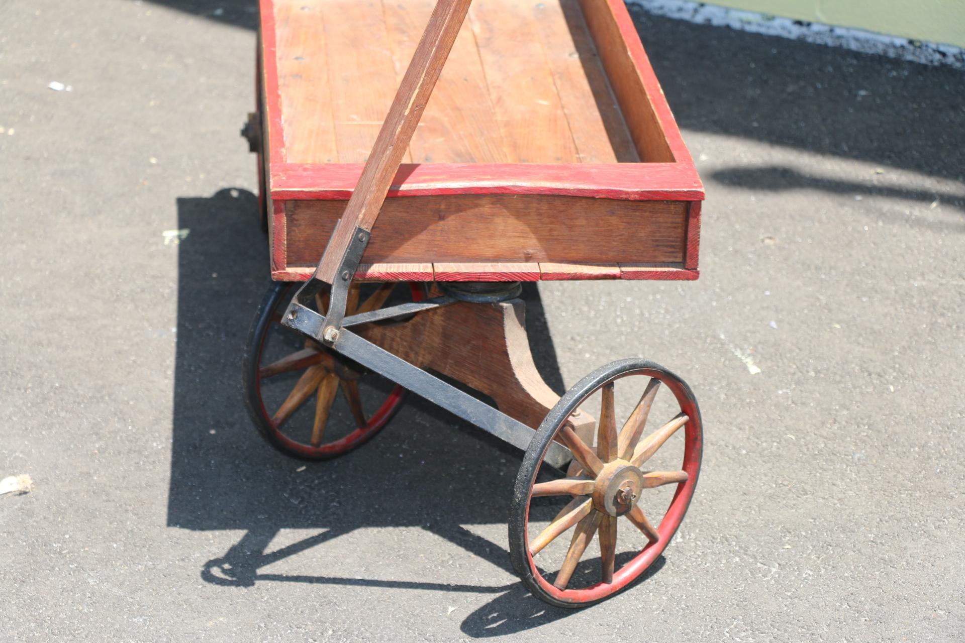 1920’s Wooden Wagon at 1stDibs | 1920s wagon, wicker wagon, 1920 wagon