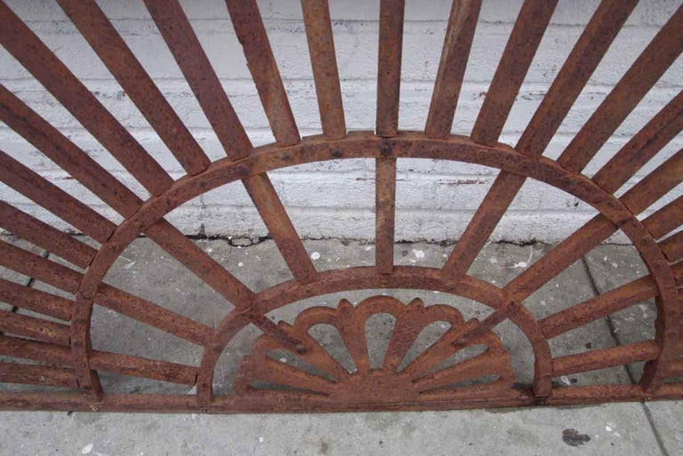 1920s Wrought Iron Transom Done in an Arched Fan Shape at 1stDibs ...
