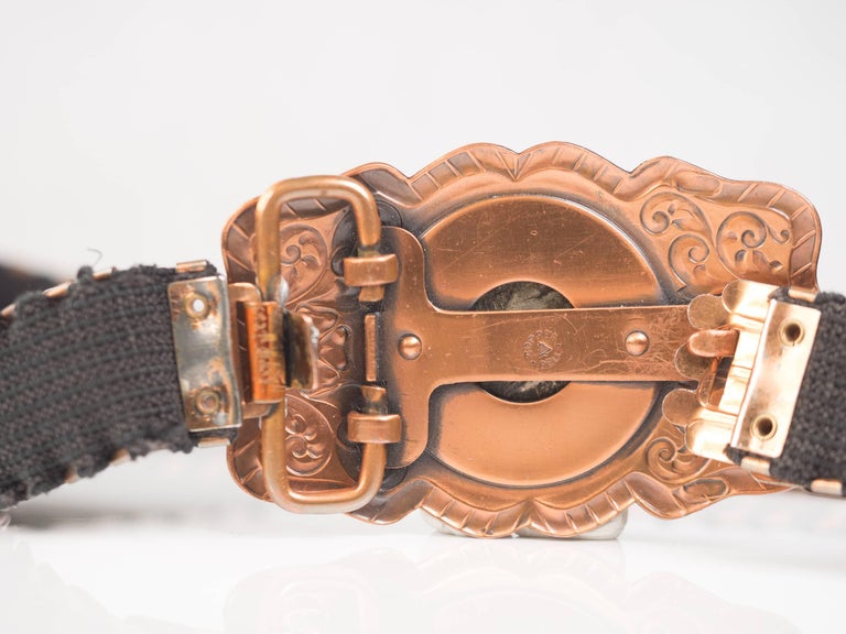 Bell Trading Post Peace Dollar Copper Belt, 1923 For Sale at 1stDibs