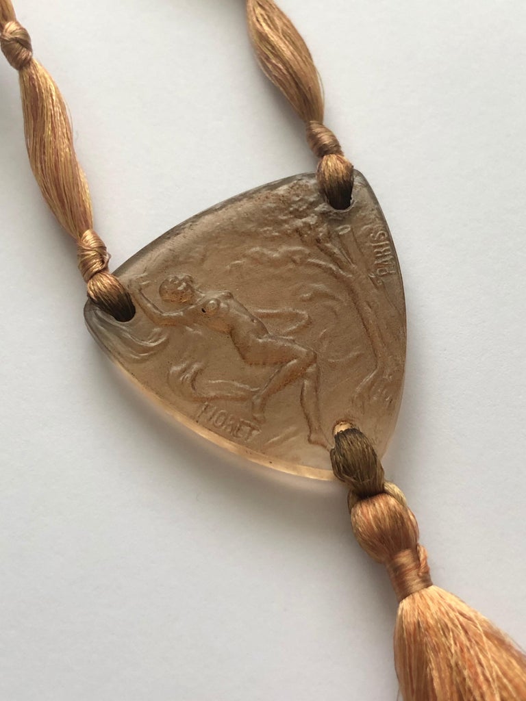 1924 René Lalique Fioret Chose Promise Dancing Woman at 1stDibs