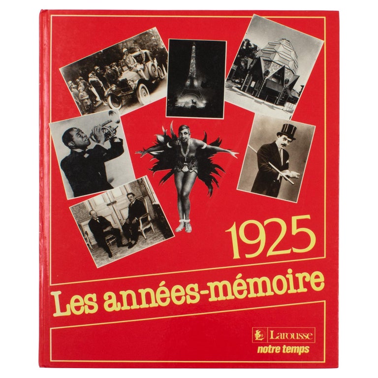 1925 The Memory Years, French Book, by Editions Larousse, 1988 For Sale at 1stDibs