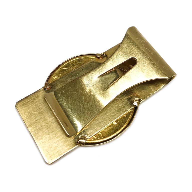 1928 St. Gaudens Double Eagle $20 Gold Coin Money Clip at 1stDibs