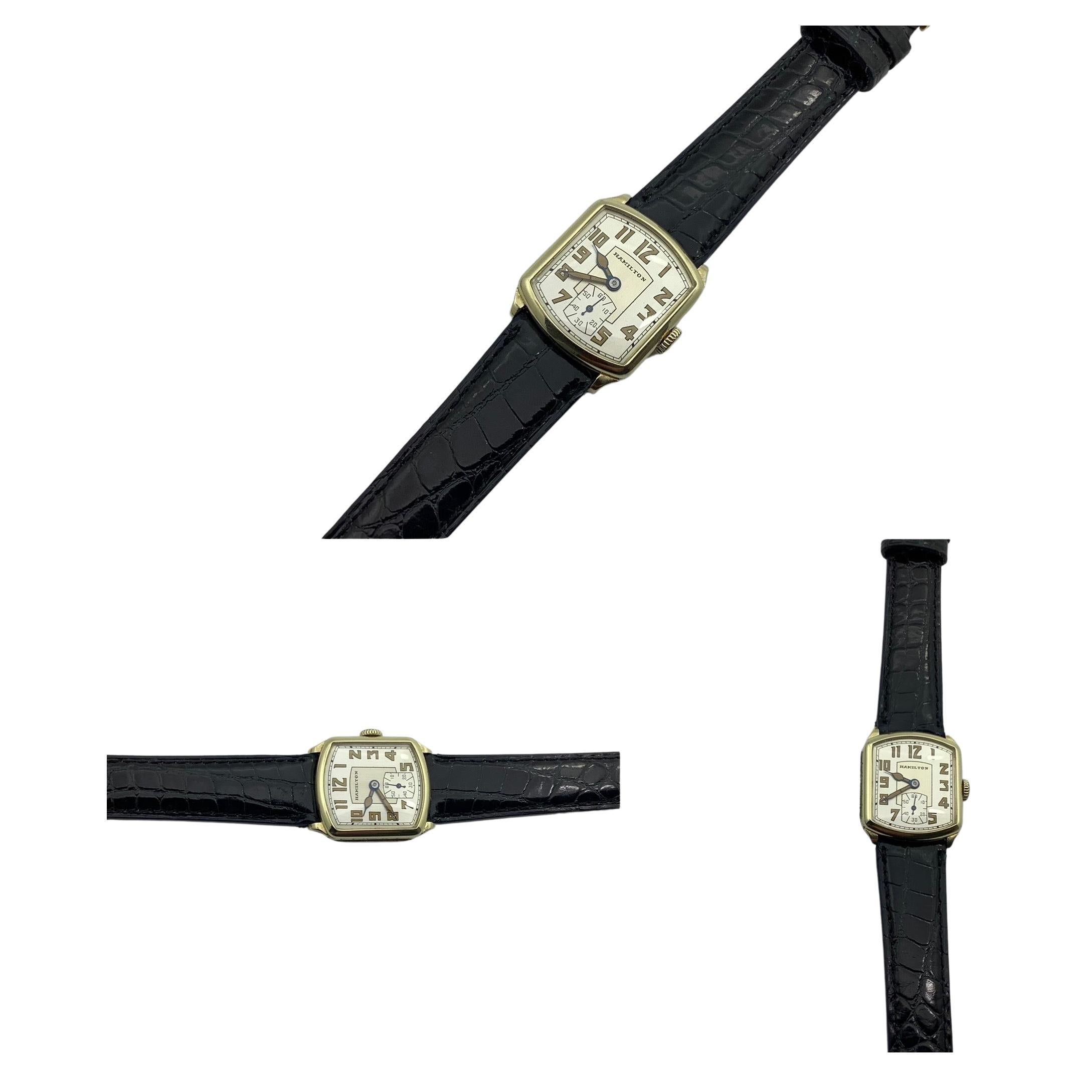 Hamilton Yellow Gold-Filled Flight II Wristwatch circa 1961 at 1stDibs ...