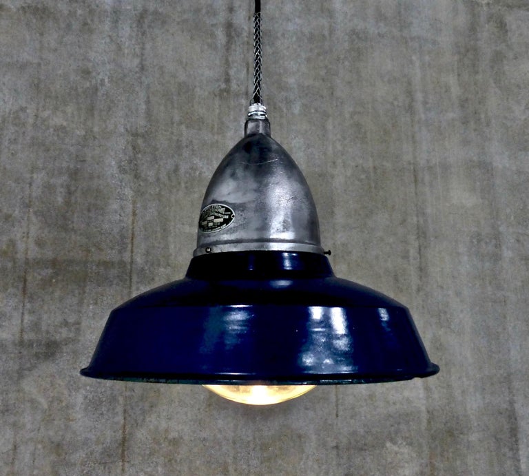 1930 Large 1100 Industrial Pendant Lights, Appleton Electric Co ...