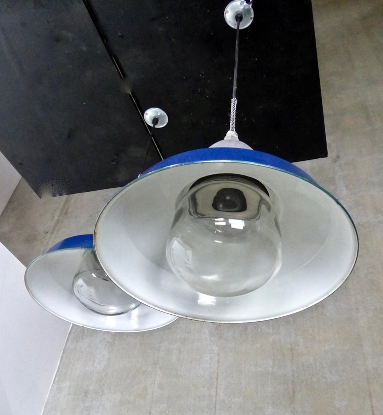 1930 Large 1100 Industrial Pendant Lights, Appleton Electric Co ...