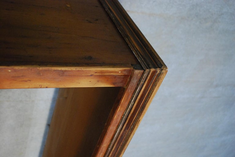 1930 Mercantile General Store Open Shelving Storage Cabinet at 1stDibs