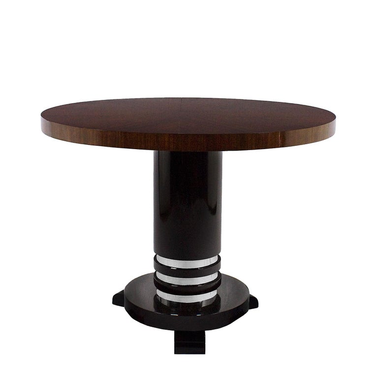 1930s Small Art Deco Round Table at 1stDibs