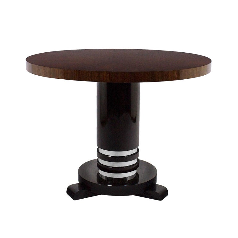 1930s Small Art Deco Round Table at 1stDibs