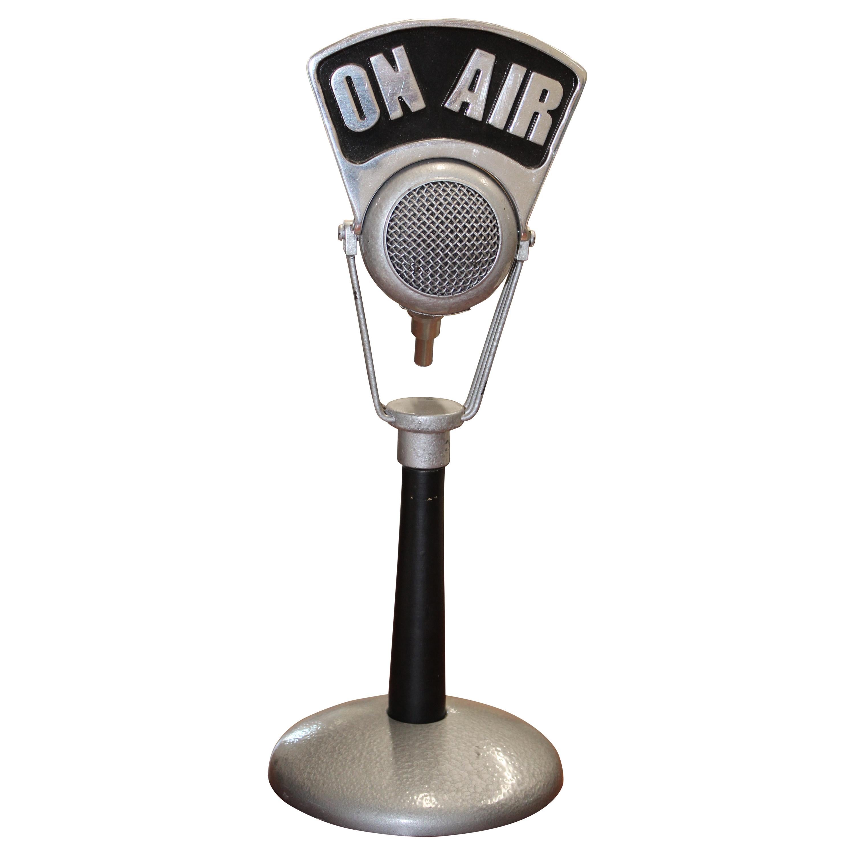 1930s-1940s Brush Development Co. Desk Microphone Model 77 at 1stDibs