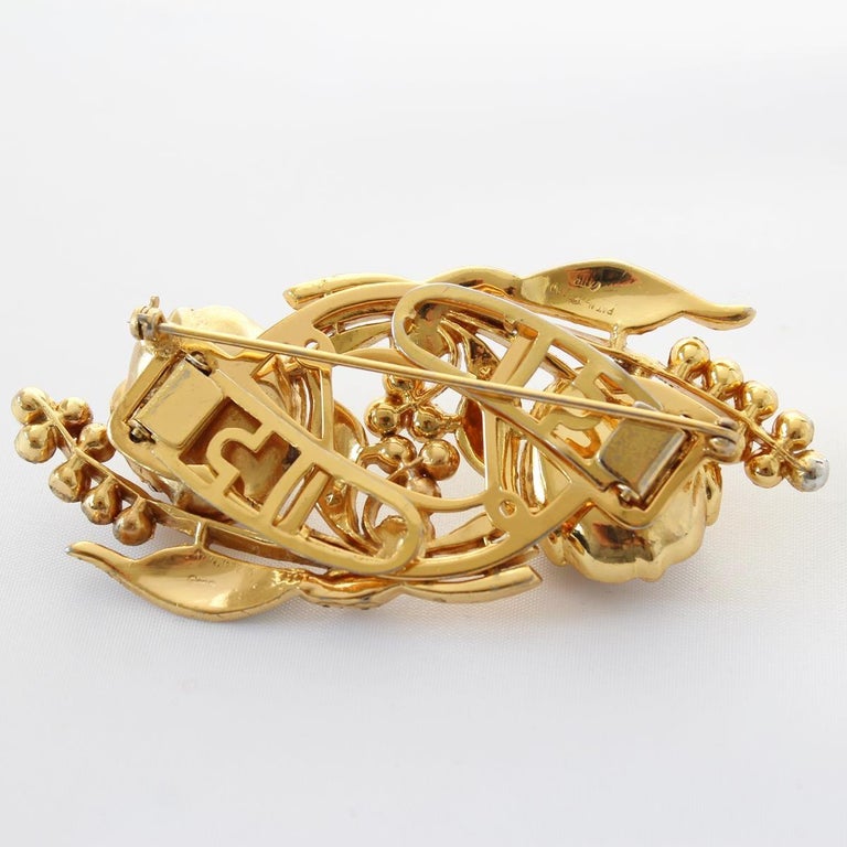 1930s 40s Coro Doublette Tremblant Brooch At 1stdibs