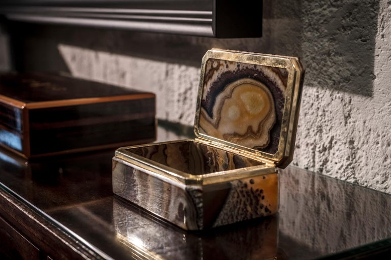 1930s Agate Box For Sale at 1stDibs