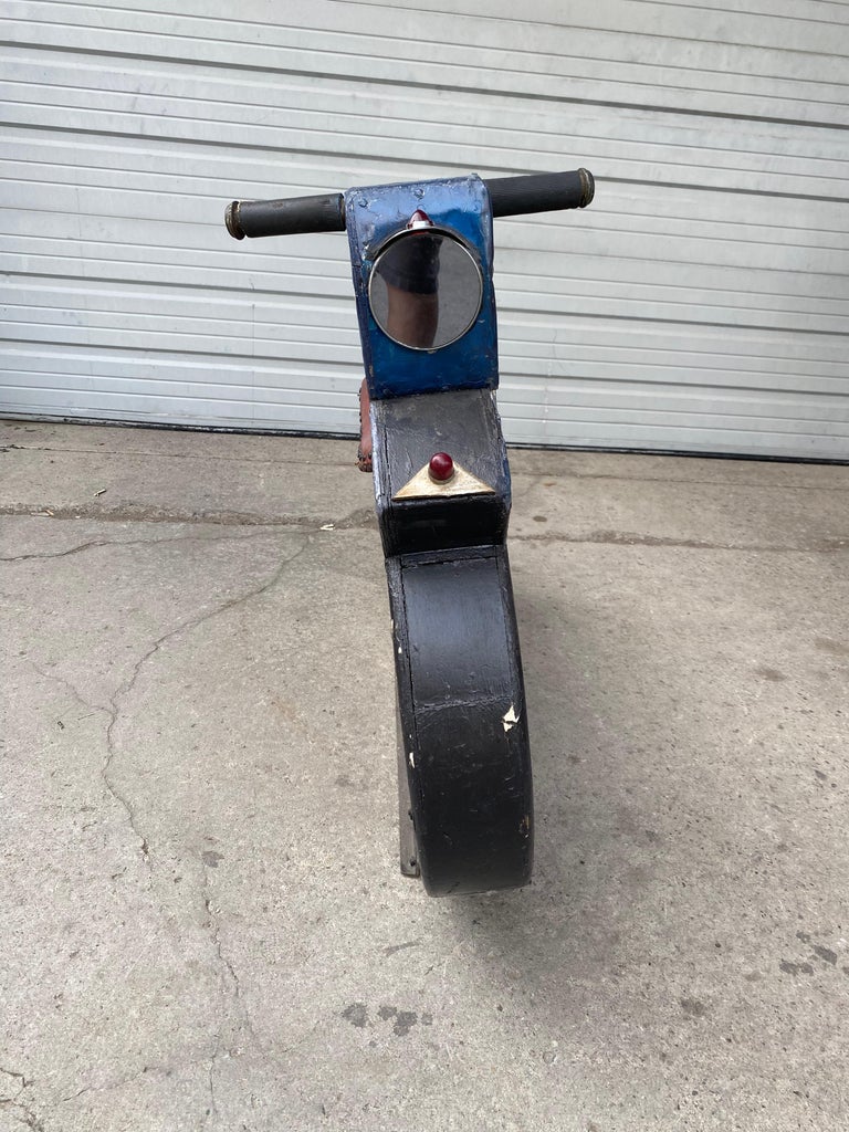 1930s Amusement / Carnival Motorcycle Ride, Carousal, Merry-go-round ...