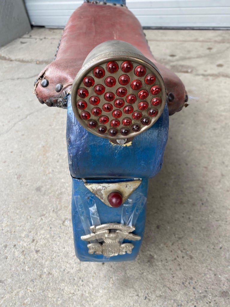 1930s Amusement / Carnival Motorcycle Ride, Carousal, Merry-go-round ...