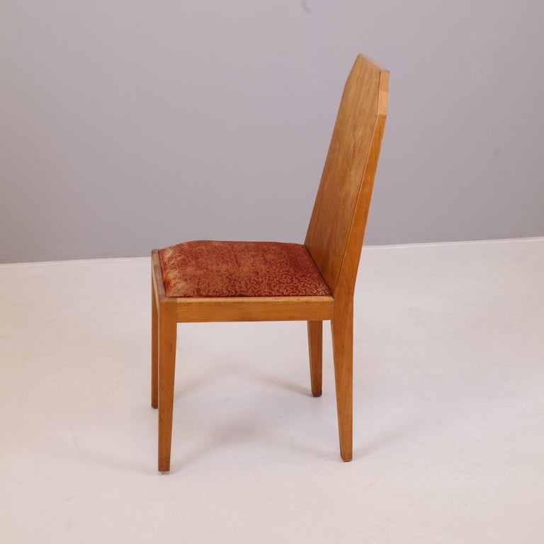 1930's Anthroposophic Chair by Felix Kayser Modell 46a For Sale at 1stDibs